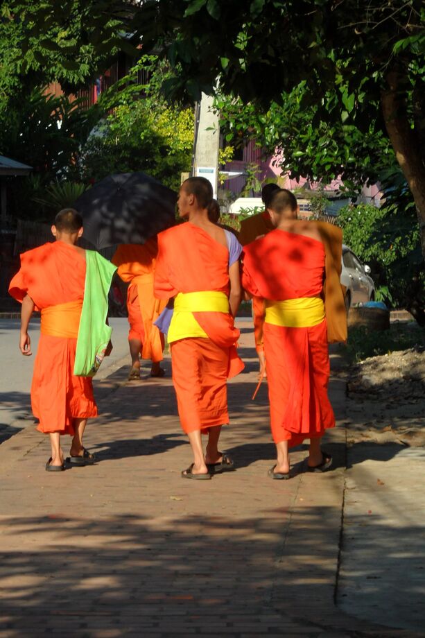 Munkar i neon - Laos - Tesseli - Reseguiden