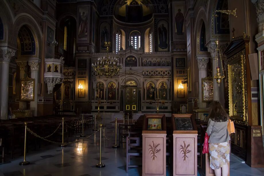 Metropolis-katedralen - Aten, Kentrikos Tomeas Athinon, Grekland - Hasseg - Reseguiden