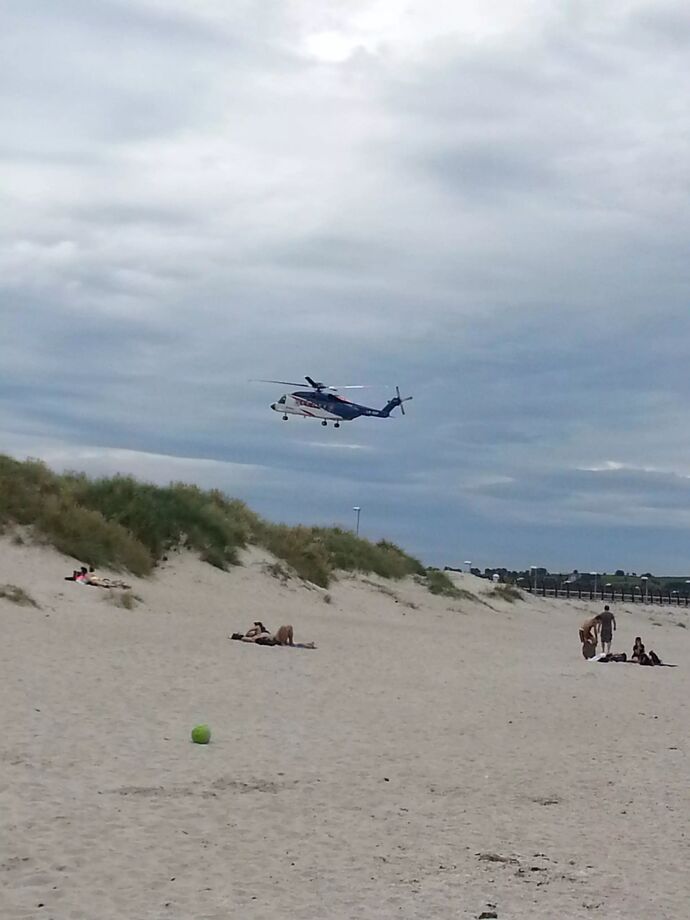 Sola strand i närheten av Stavanger flygplats - Stavanger, Norge ...