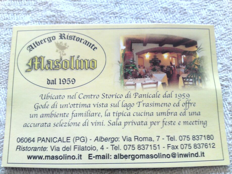Restaurang m riktigt god mat - Panicale, Umbrien, Italien - Tazz ...
