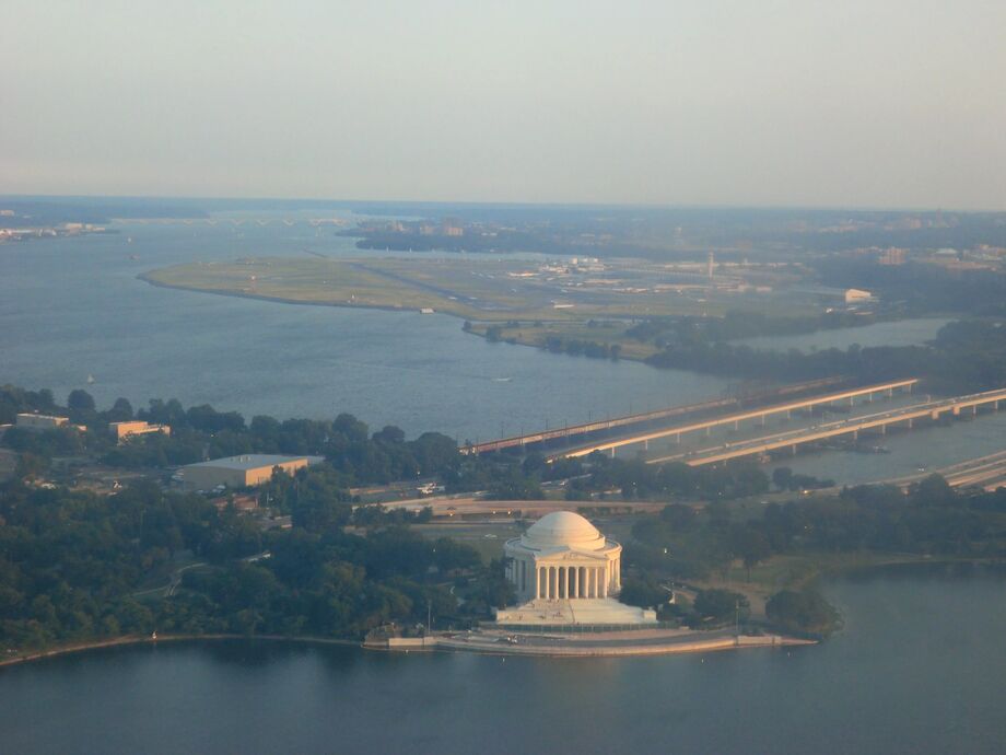 Jefferson Memorial - Utsikten från Washington Monu - Washington D.C ...