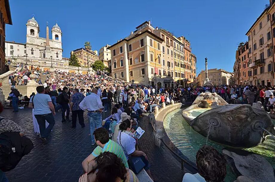 Spanska trappan - Rom, Italien - Mbild - Reseguiden