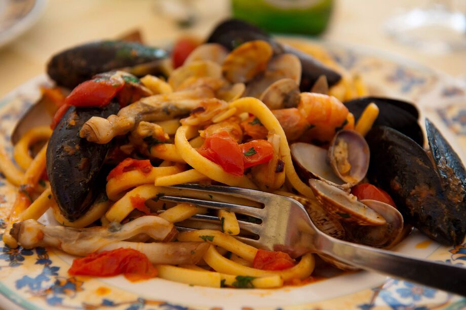 Pasta Frutti di Mare - Vietri sul Mare, Salerno, Italien - Rolf_52 ...