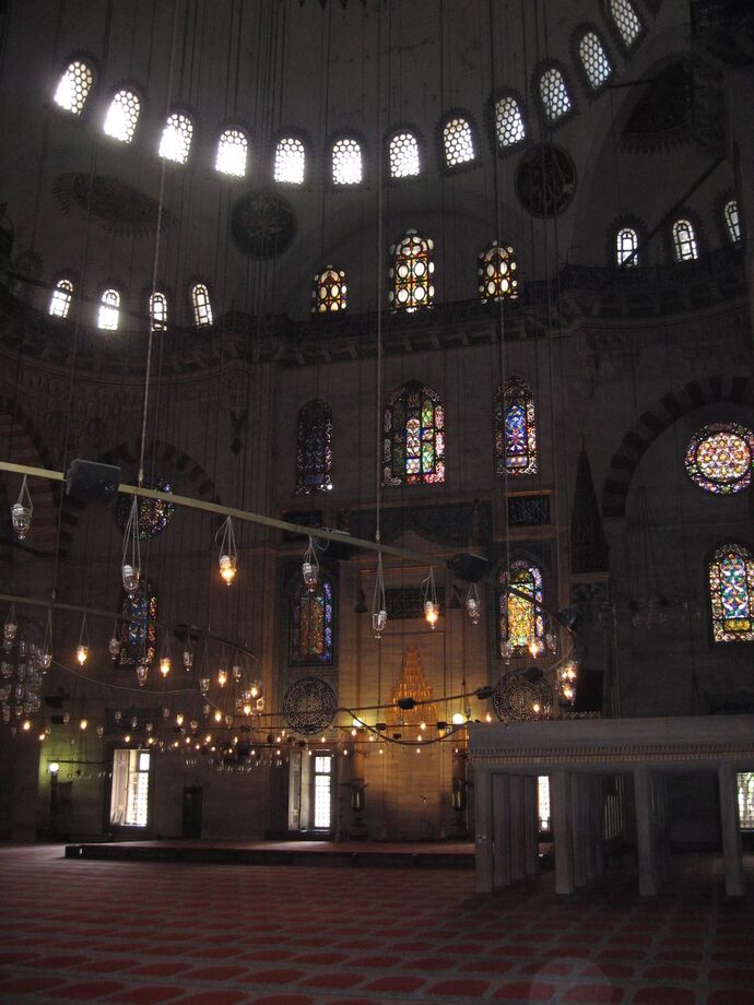 Inne i blâ moskén - Istanbul, Turkiet - Mariab - Reseguiden