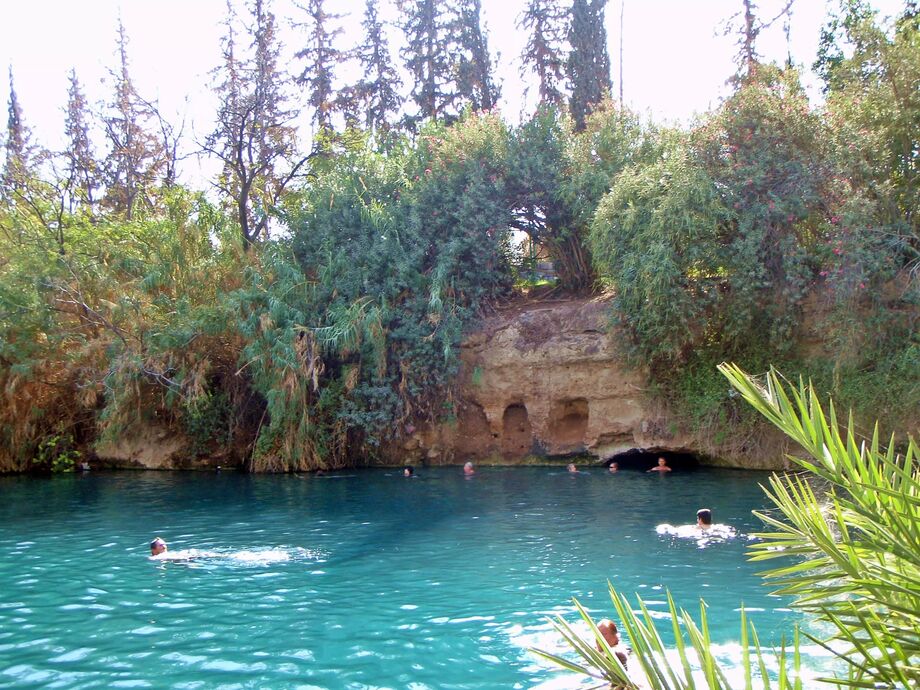 Varma källor i Sachne nationalpark - Israel - Dodi - Reseguiden