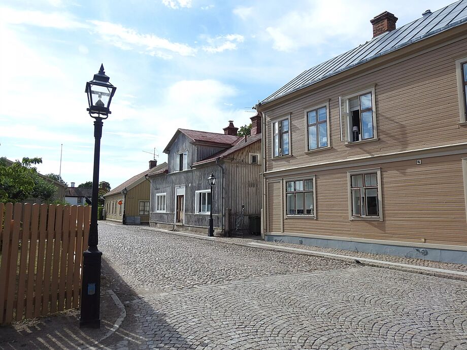 Trähus i Hjo. - Hjo, Sverige - Kattax - Reseguiden