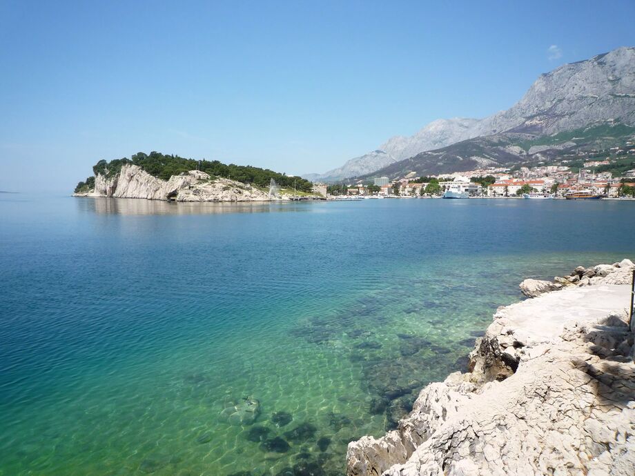 Makarska - Makarska, Makarska-rivieran, Split-området, Kroatien - Juny ...