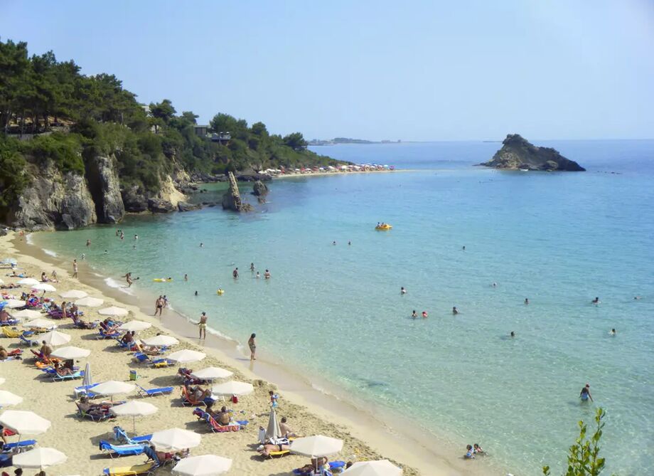 Makris Gialos beach - Kefalonia, Grekland - Cereza - Reseguiden