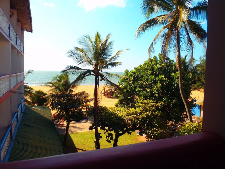 Utsikt från Topaz beach hotel - Negombo, Sri Lanka - Snickarhelle ...