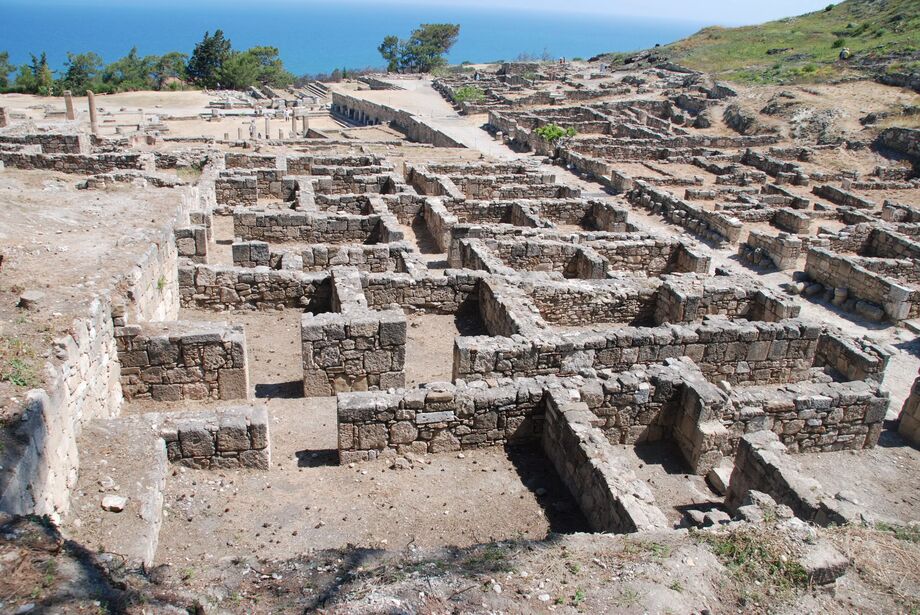 Den antika staden Kamiros - Rhodos stad, Rhodos, Grekland - Malbork ...