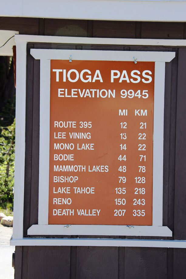 Tioga Pass, Yosemite - Yosemite National Park, Kalifornien, USA ...