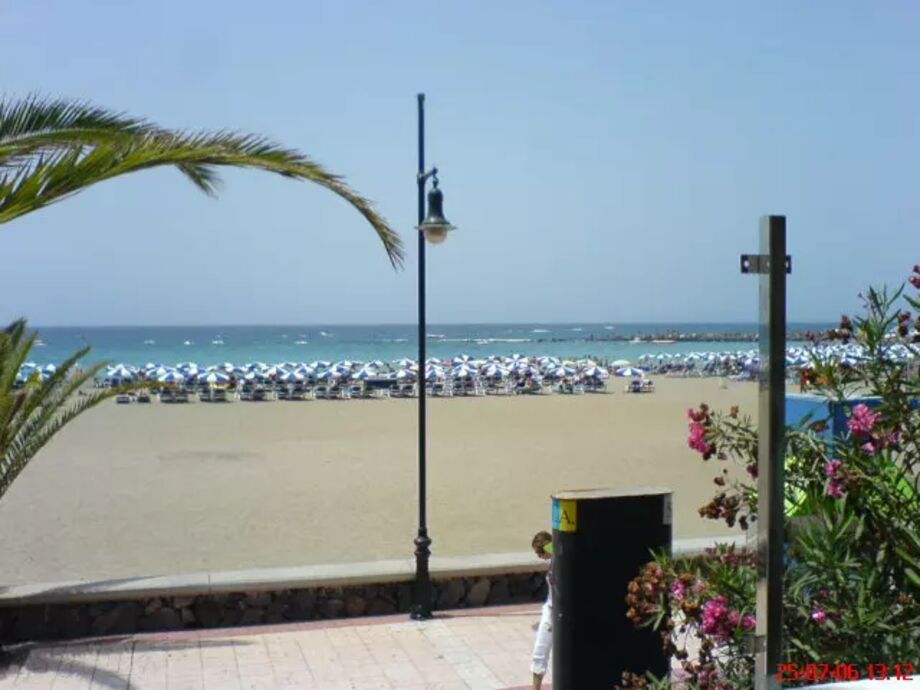 Playan sett från Vintersol - Los Cristianos, Teneriffa, Kanarieöarna ...