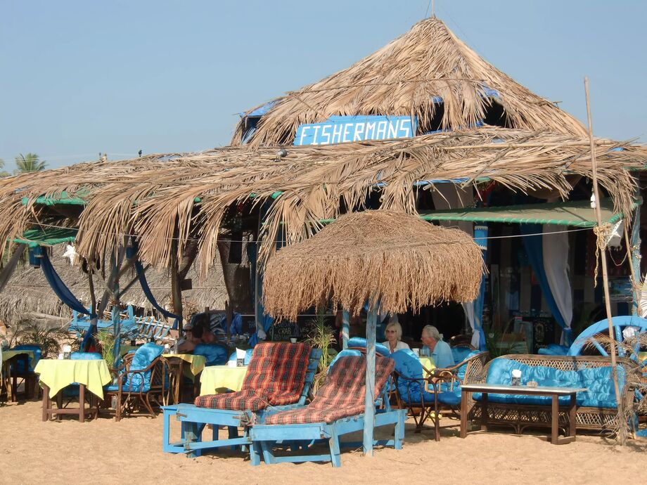 Vårt favoritshack - Candolim, Goa, Indien - Gubbar_pa_drift - Reseguiden