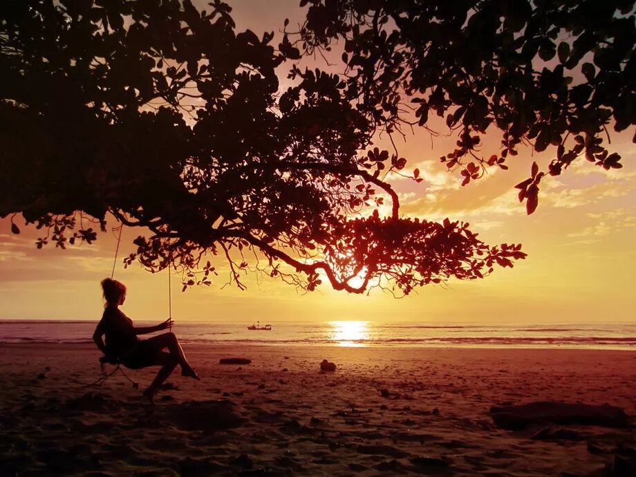 Solnedgång på en gunga - Costa Rica - Christinee - Reseguiden