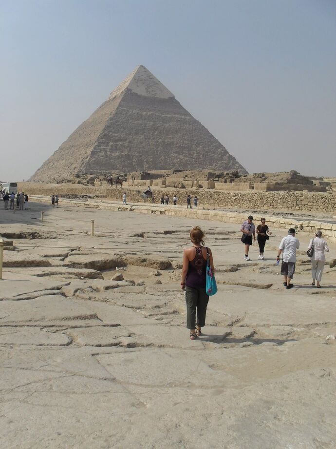 Chefrens pyramid - Giza, Kairo, Egypten - Tesseli - Reseguiden